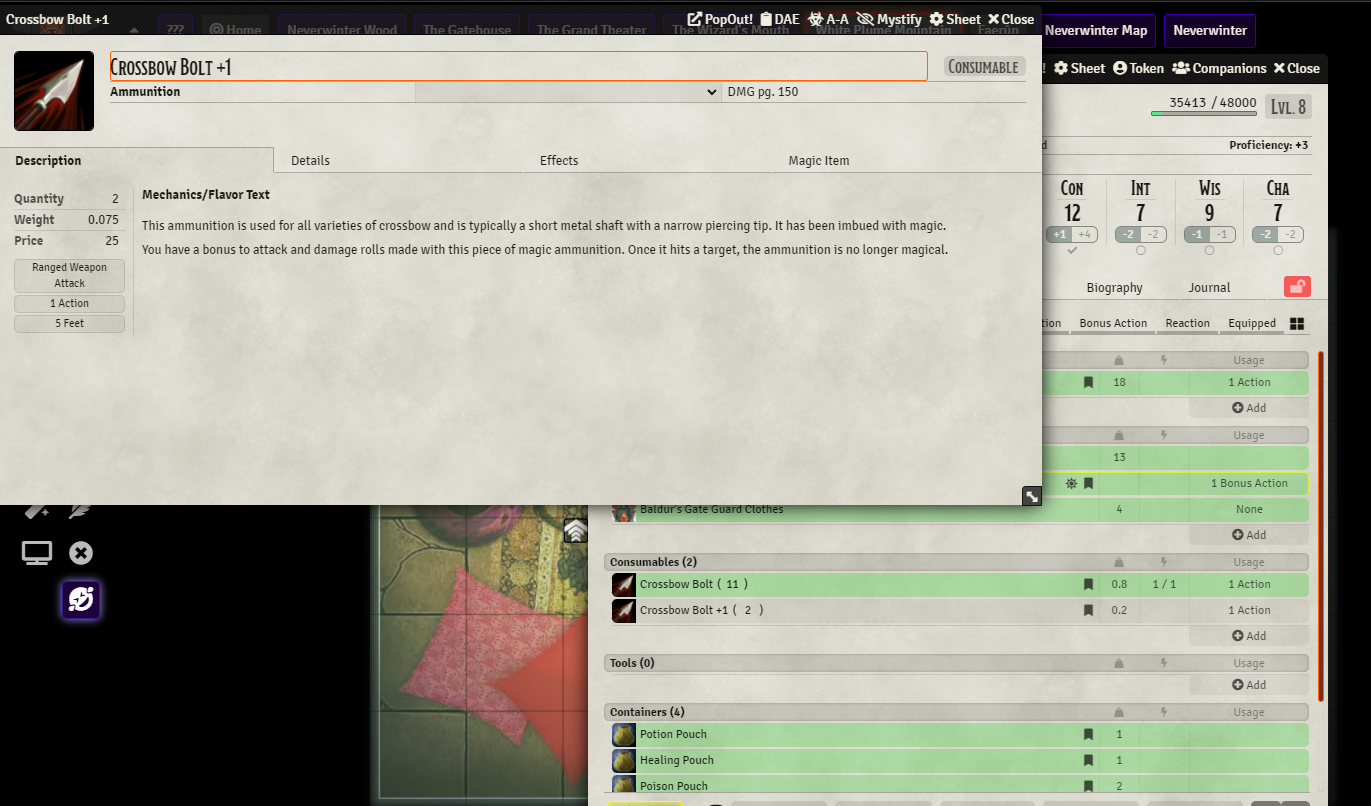 Items Stuck In Wide Stretched Window · Issue 57 · League Of Foundry Developersfvtt Module