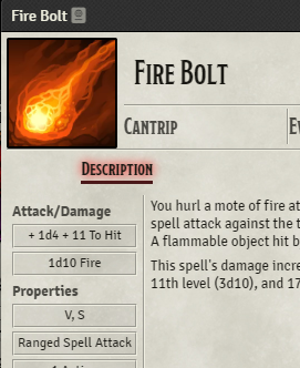 BUG: Spell Attack Mod Incorrectly Including Temporary Dice Roll Bonuses · Issue #668 · sdenec ...