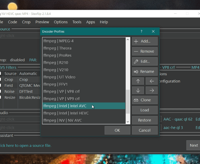 X265 Wrong Defaults Custom Commands Ordering · Issue 546 · Staxrip Staxrip · Github