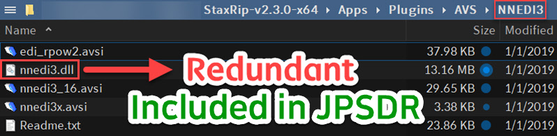 NNEDI3 folder and included registered files need overhaul · Issue #649 ...