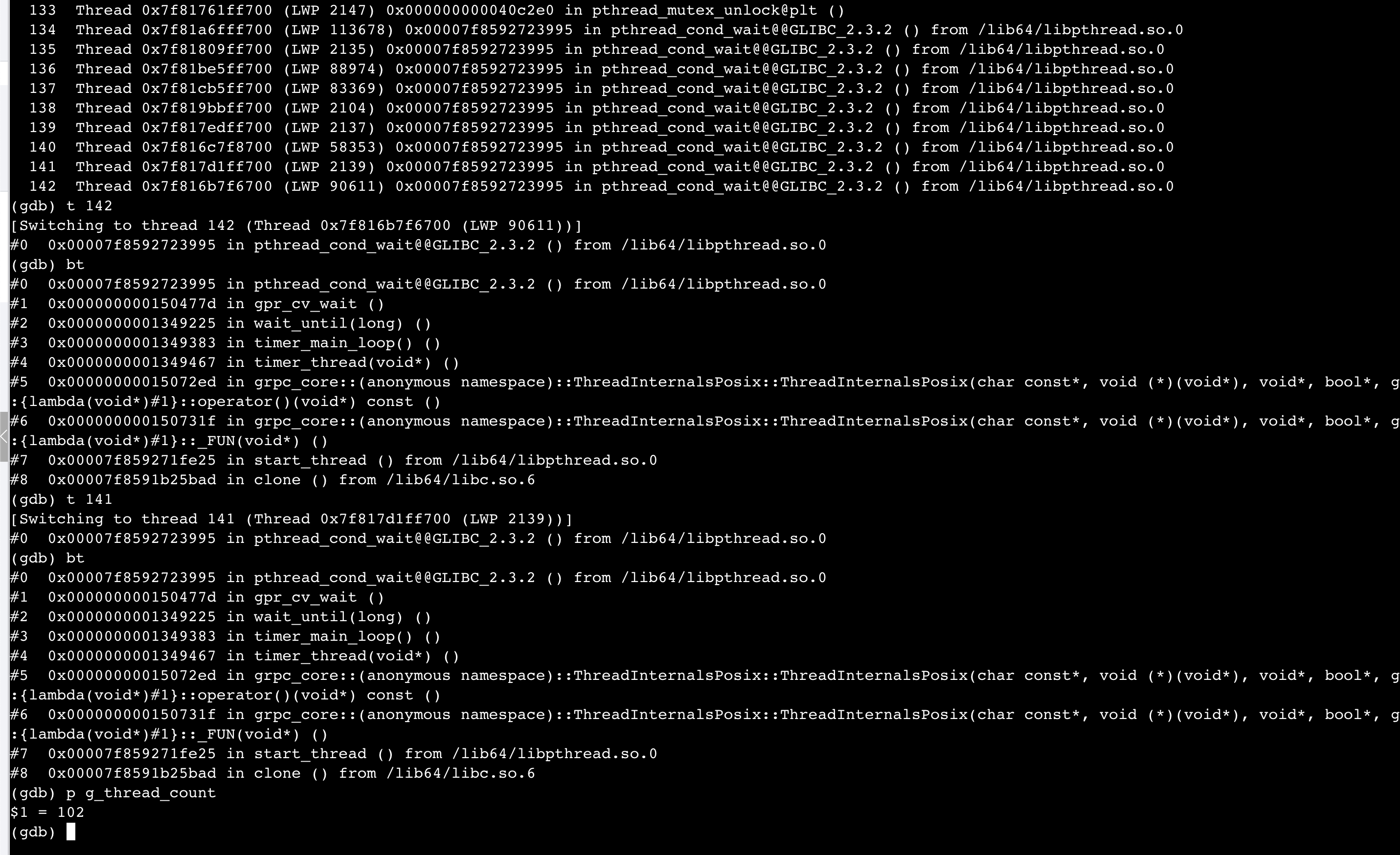 Grpc Start Too Many Timer Thread And Cause Process Hang · Issue 28039 