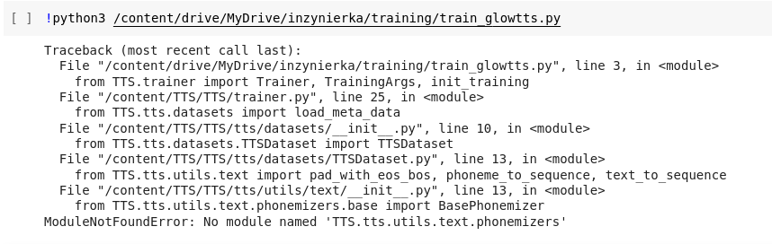 [Bug] 'blank' argument error · Issue #1450 · coqui-ai/TTS · GitHub