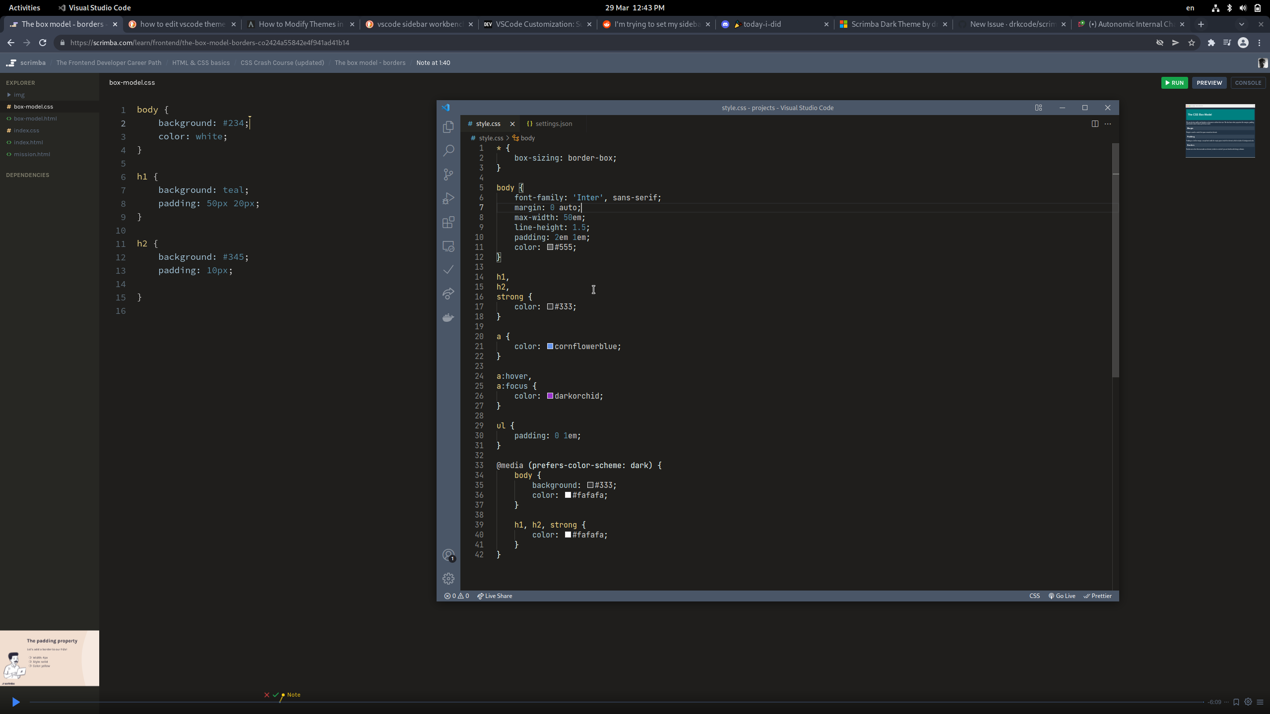 Modifiications to make outer UI match Scrimba colors · Issue #1 ...