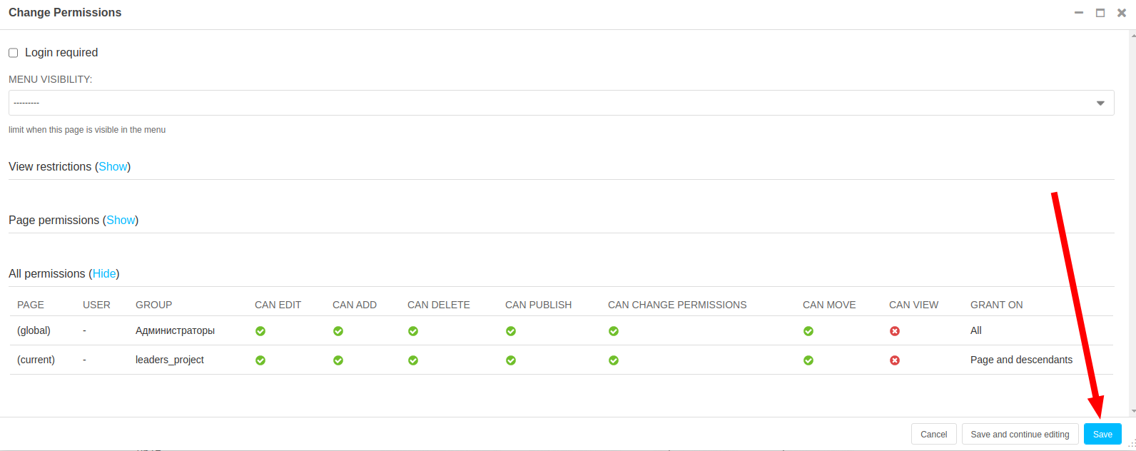[BUG] User has permissions, but cannot use it. · Issue #7029 · django-cms/django-cms · GitHub
