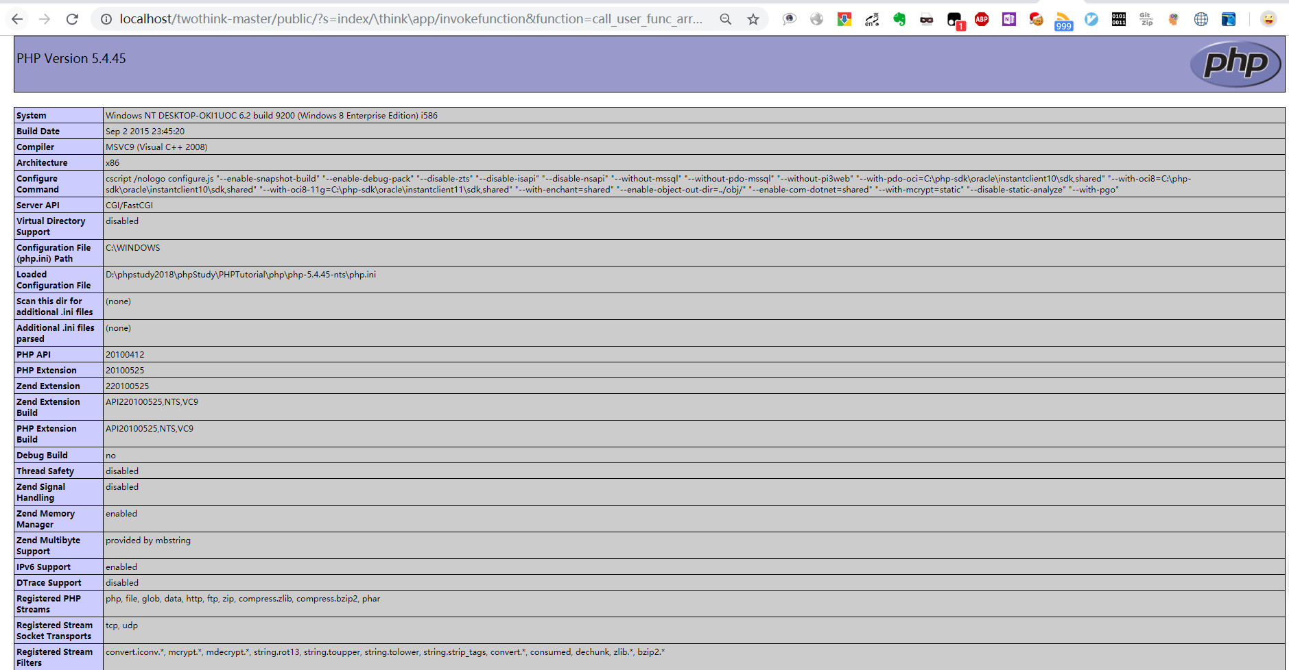 There is a code execution vulnerability that can getshell · Issue #1 · twothink/twothink · GitHub