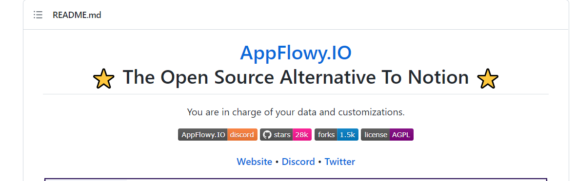 Update Readme Md By Raihan71 · Pull Request 1228 · Appflowy Io Appflowy · Github