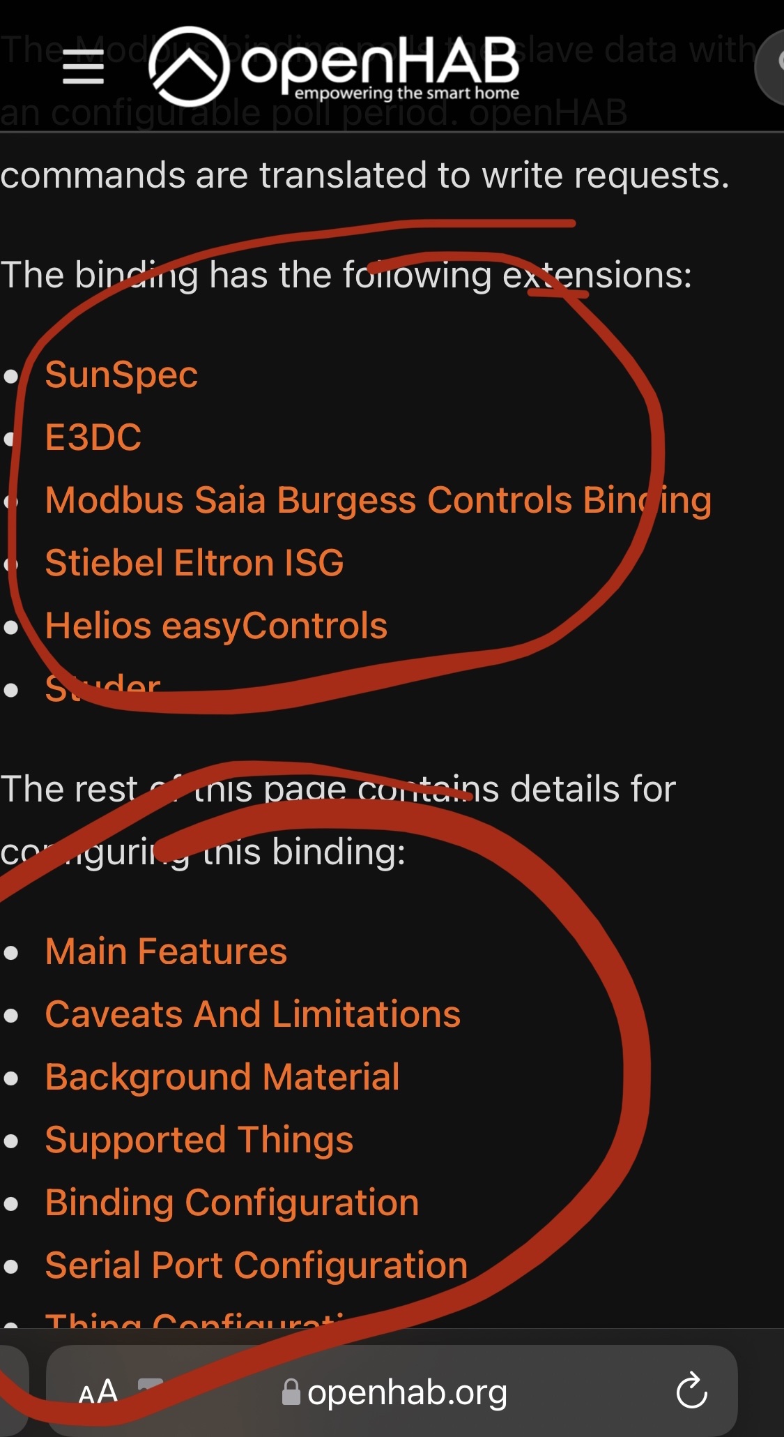 Marketplace addon documentation render issues · Issue #1251 · openhab/openhab-webui · GitHub