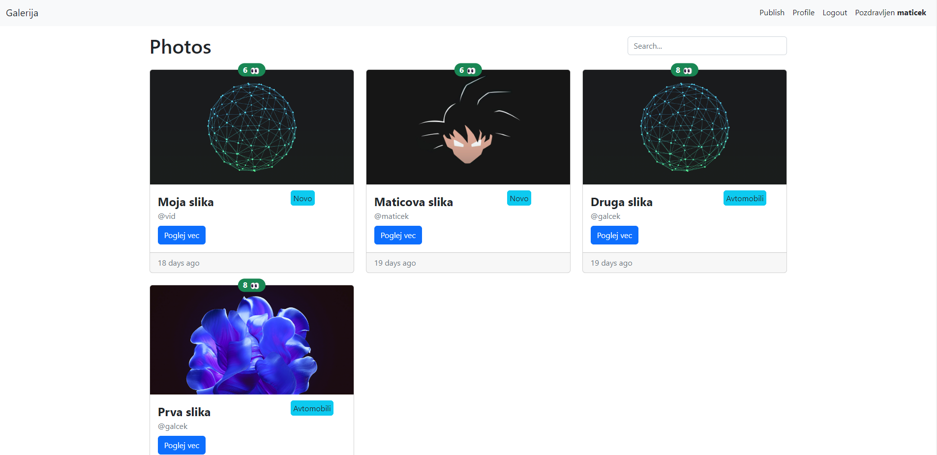 GitHub - mlukee/react-web-app: Spletna aplikacija zgrajena s pomočjo React in Express.