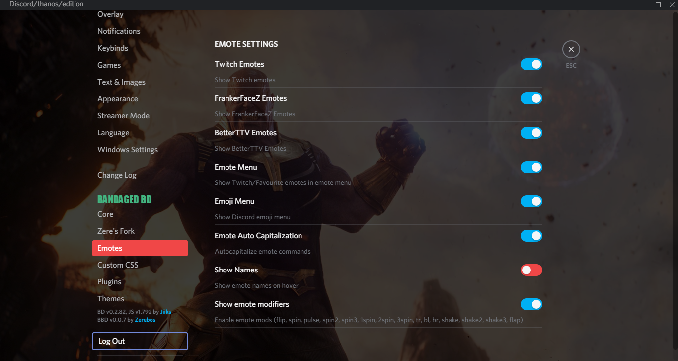 GitHub - wanqdetta/thanos-theme: anvengers infinity discord theme