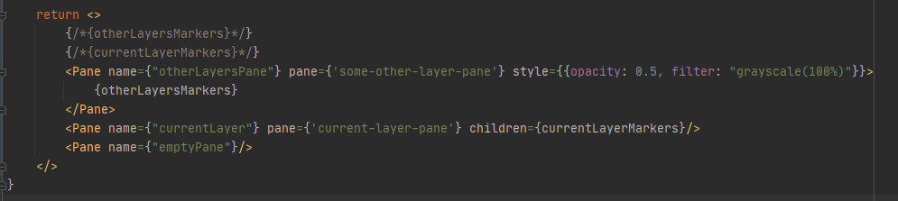 tag is not working, new Panes are not created/styles are not applied ...