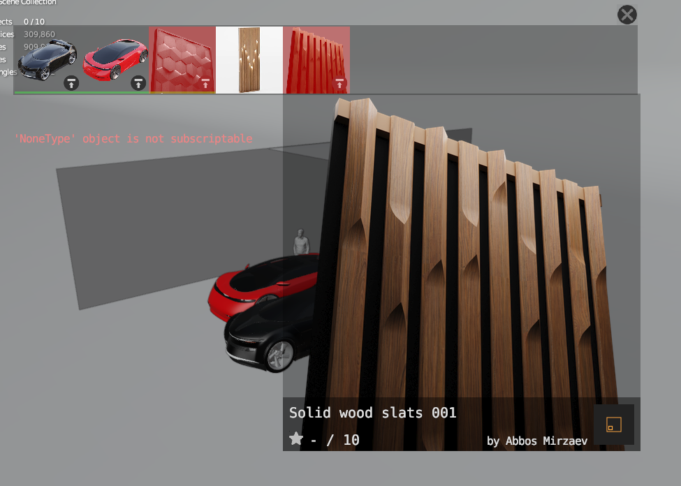 'NoneType' object is not subscriptable · Issue #417 · BlenderKit/BlenderKit · GitHub