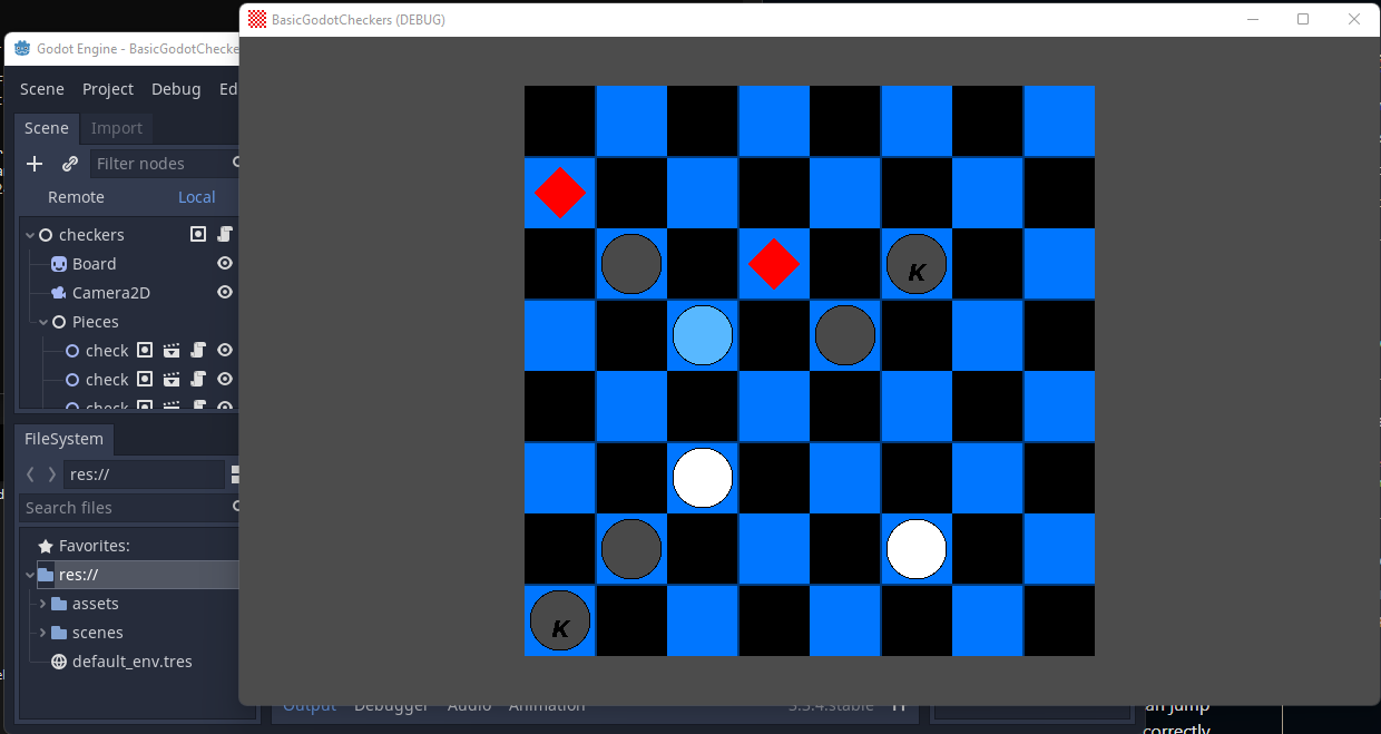 GitHub - elnachoes/BasicGodotCheckers