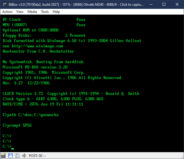 RTC, HD and mouse on Amstrad machines · Issue #1296 · 86Box/86Box · GitHub