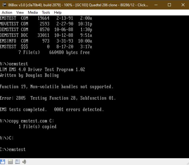 Quadtel 286 machine lock ups when trying to start Windows 3.0 in real ...