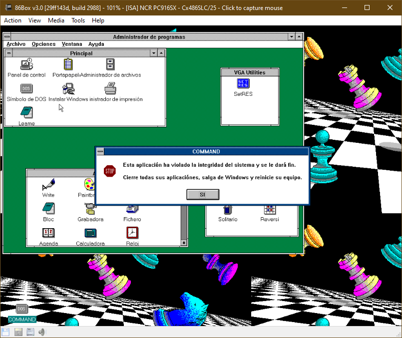Windows 3.0a and QEMM 6.02 software · Issue #1441 · 86Box/86Box · GitHub