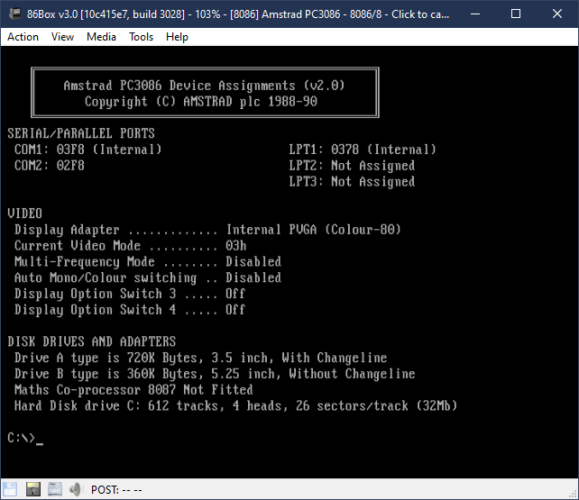 Amstrad 3086: Internal XTA-IDE controller and mouse type · Issue #1516 ...