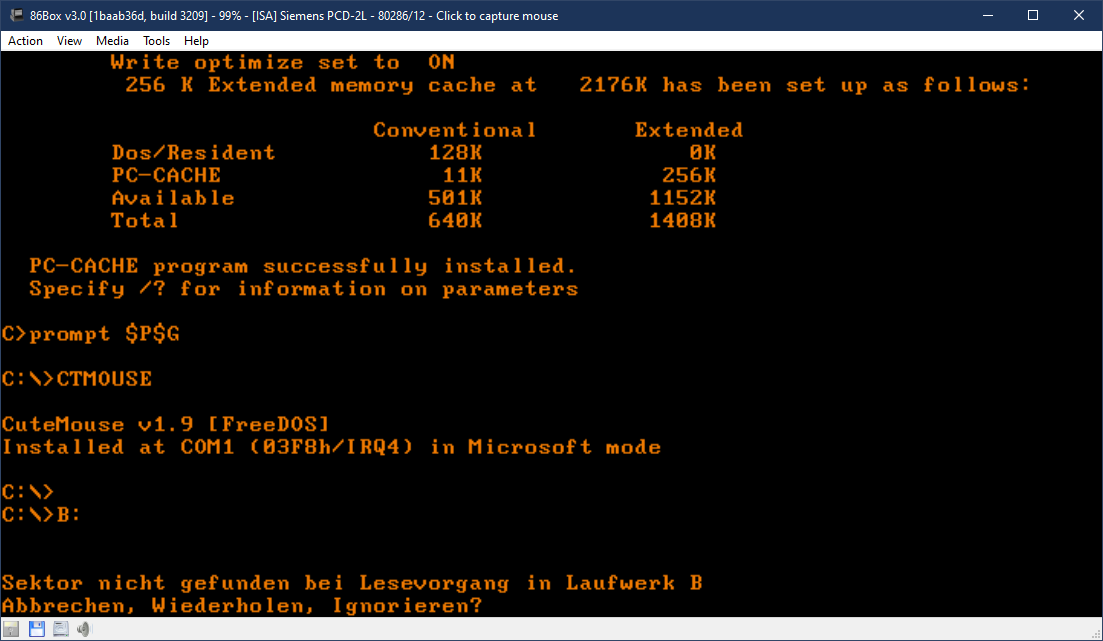 Floppy disk drives do not work anymore · Issue #1705 · 86Box/86Box · GitHub