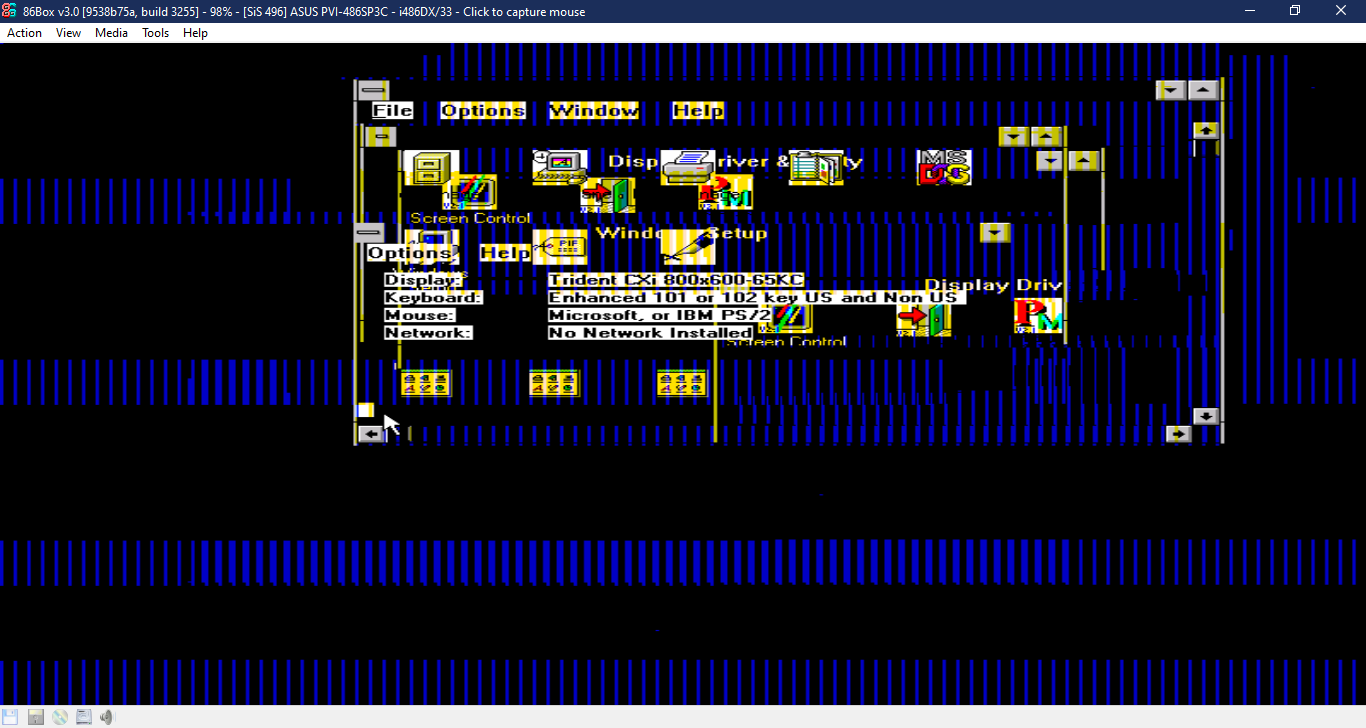 Screen bugs on Trident 9400/9440 · Issue #1795 · 86Box/86Box · GitHub