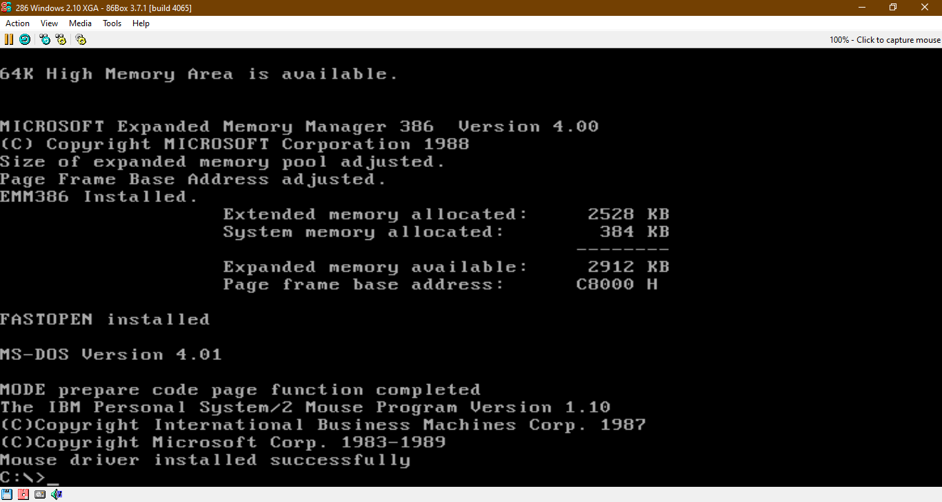 Windows 2.1/286 apps crash with XGA and EMS memory · Issue #2644 ...