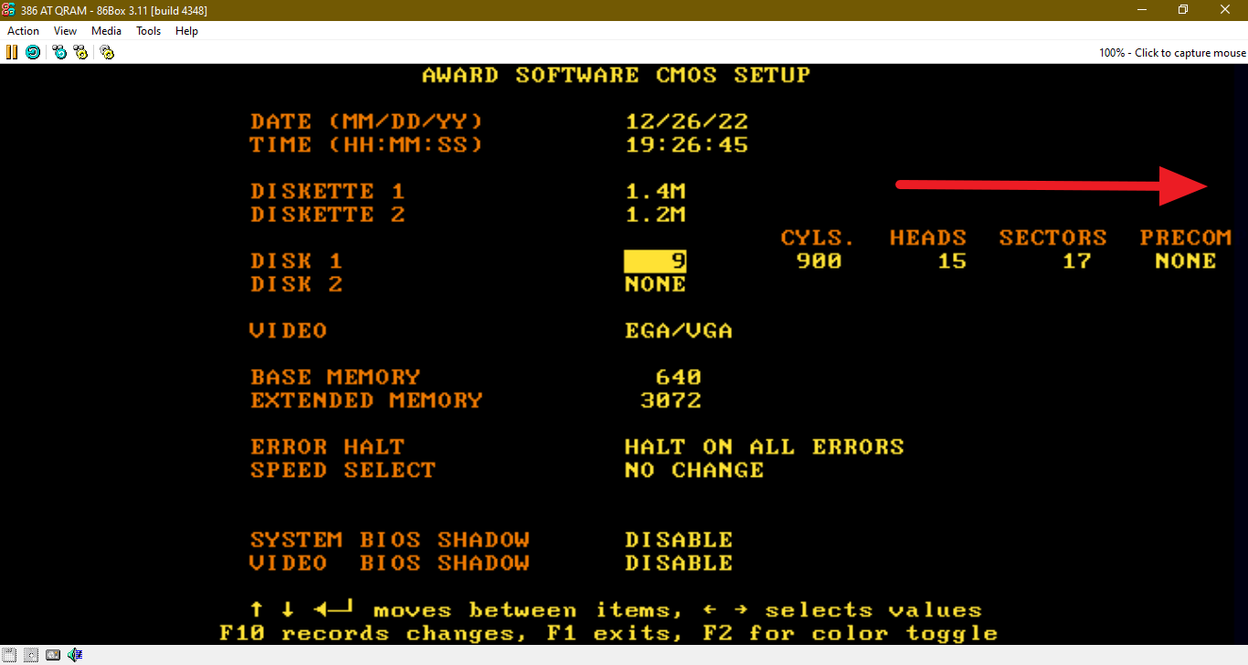 Text mode distorted on the Hercules monochrome graphics card · Issue ...
