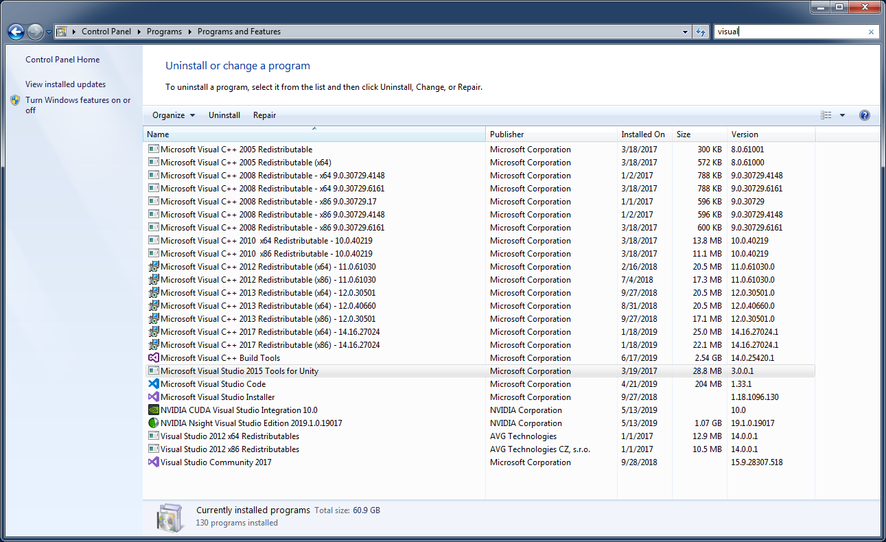 Can't import Tensorflow GPU 2.0 beta on Win 7: DLL load failed with ...