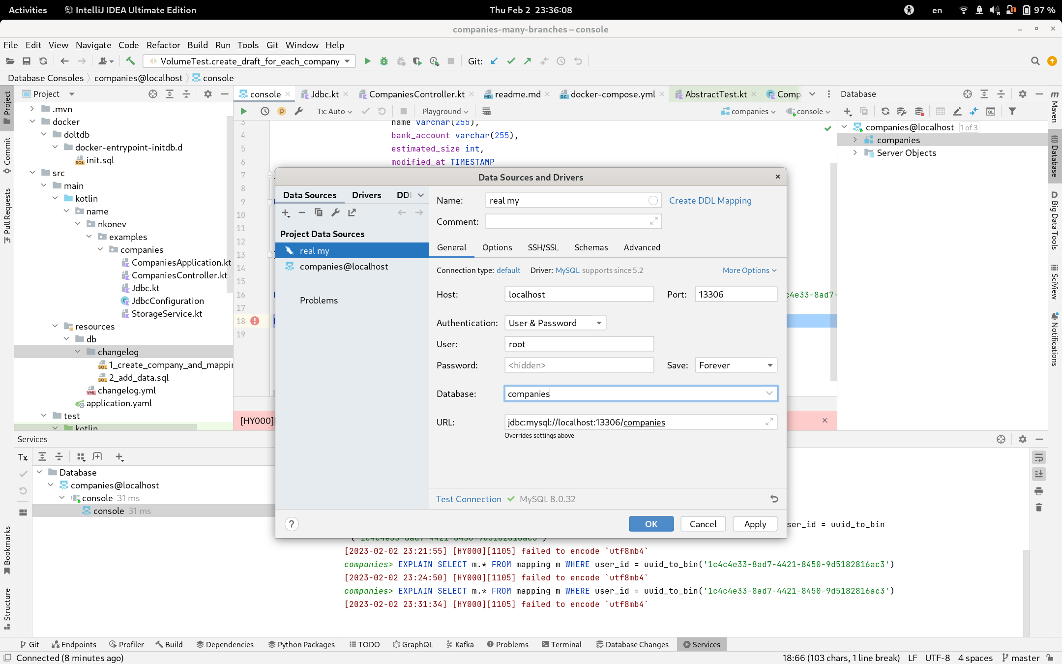Explain With Uuidtobin Is Not Working In Intellij Idea Like Datagrip · Issue 5287 · Dolthub