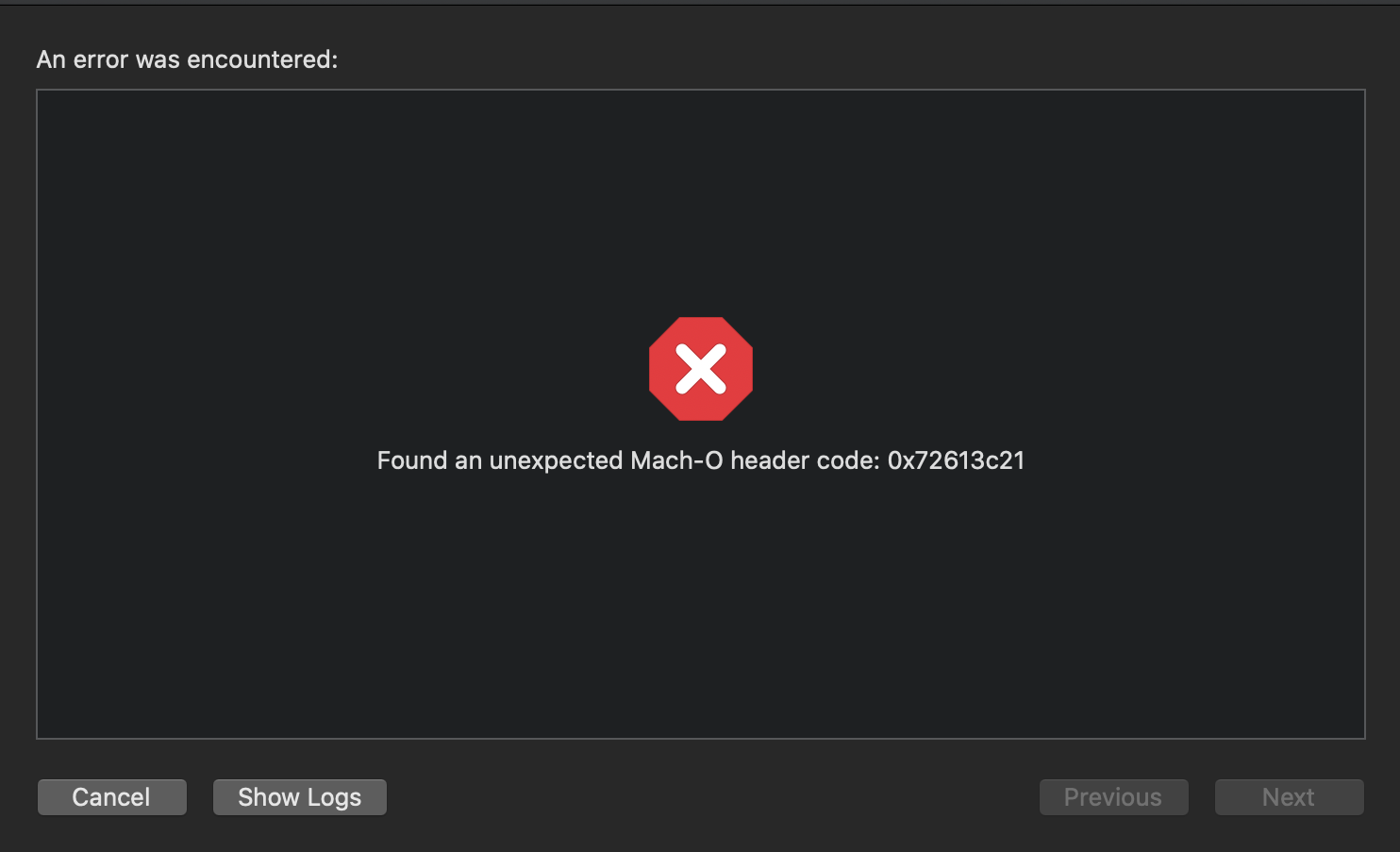 Trying to submit a binary with Xcode 12 and AppCenter results in 'Found an unexpected Mach-O ...