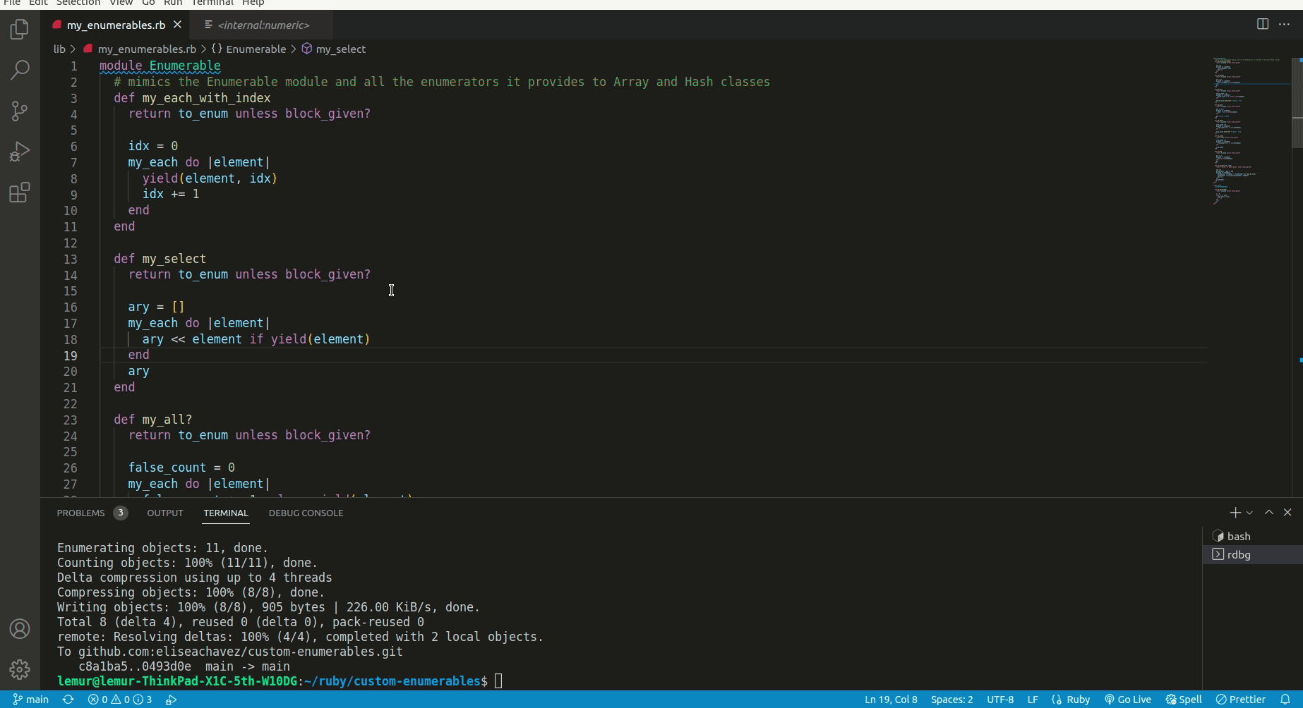 Github Eliseachavez Custom Enumerables