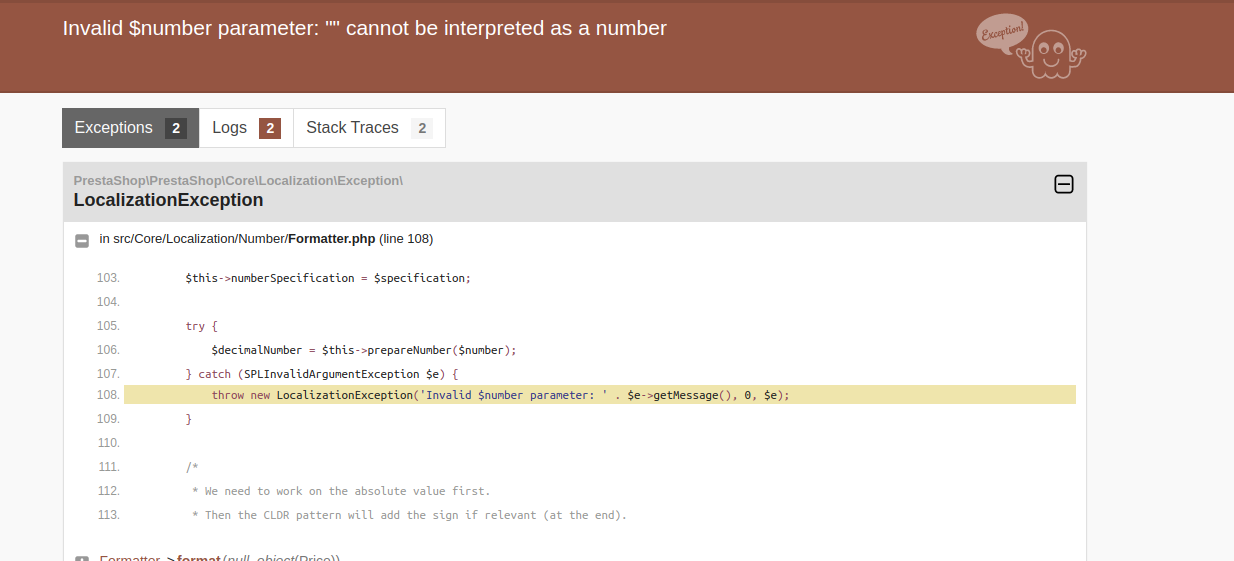 Invalid $number parameter: "" cannot be interpreted as a number · Issue ...