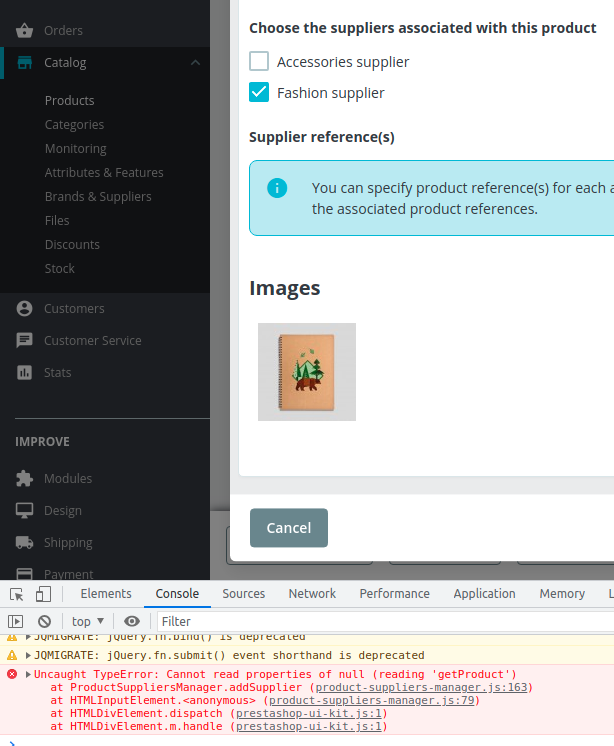 Combination supplier selection error · Issue #26610 · PrestaShop ...