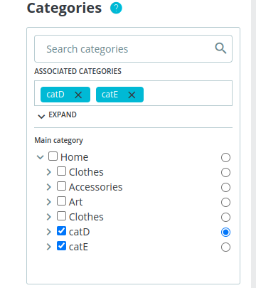 Default category should always be enforced on a product, even after ...