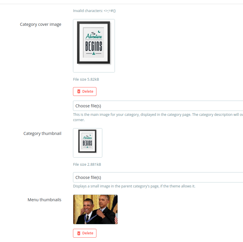 Add a button to delete category thumbnail · Issue #30267 · PrestaShop ... Add a button to delete category thumbnail · Issue #30267 · PrestaShop ...