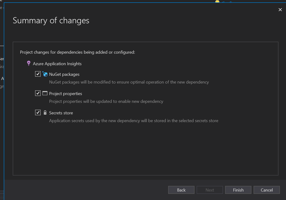 I am unable to see live metrics, and request but it shows within Visual ...