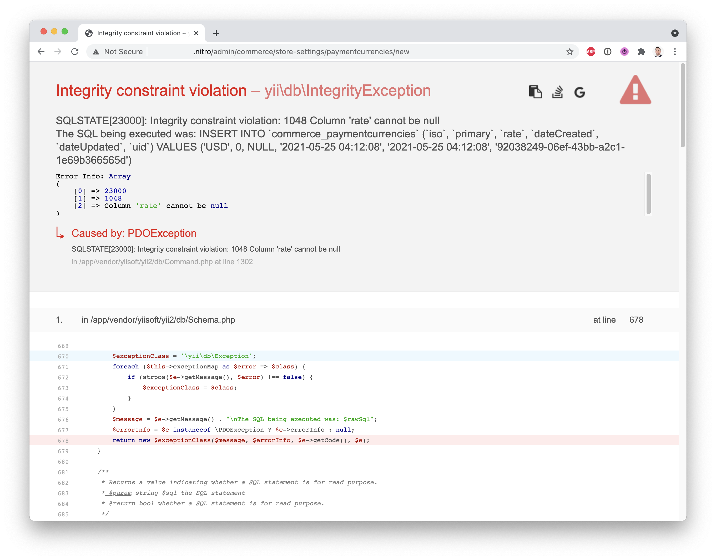 No Error Handling for a Null Conversion Rate in Payment Currency · Issue #2149 · craftcms ...