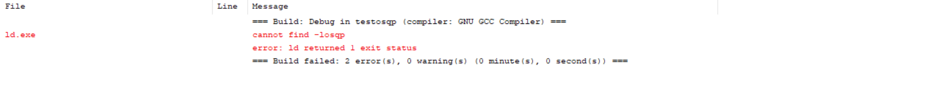 Issues in Linking Library for Running OSQP on C · Issue #213 · osqp/osqp · GitHub