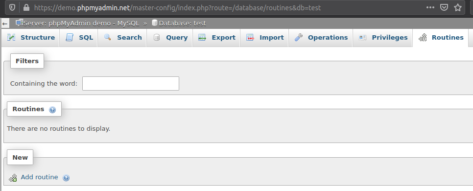 Inconsistent empty list behaviour after dropping multiple routines/events/triggers · Issue ...
