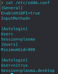 After installation, SDDM automatically selects any Wayland session (if available) even if it's ...