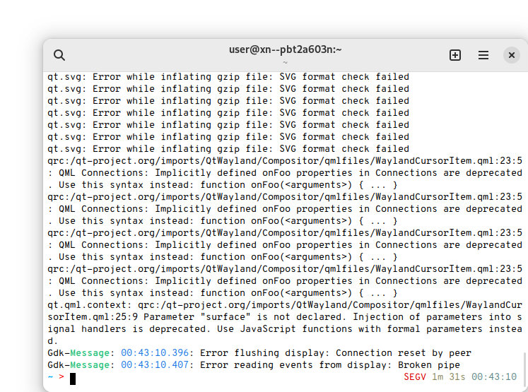 App crashes and breaks Wayland connection after opening a webview on Linux · Issue #25487 ...