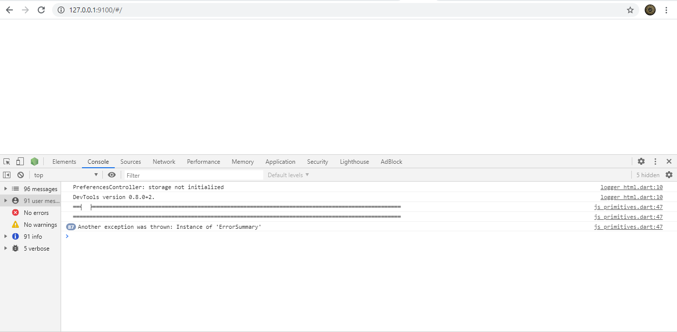 Dart Devtools not working after update. · Issue #2125 · flutter/devtools · GitHub