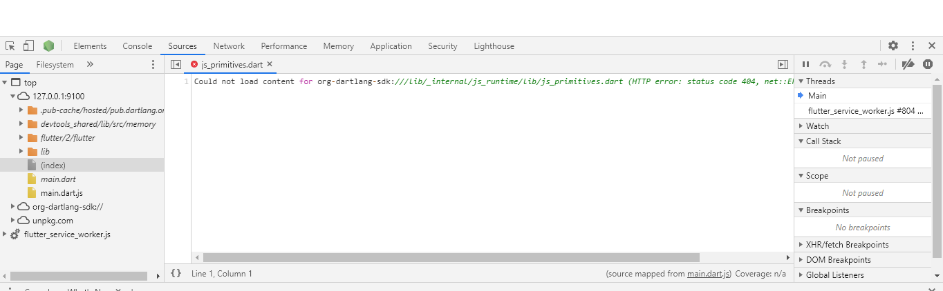 Dart Devtools not working after update. · Issue #2125 · flutter/devtools · GitHub