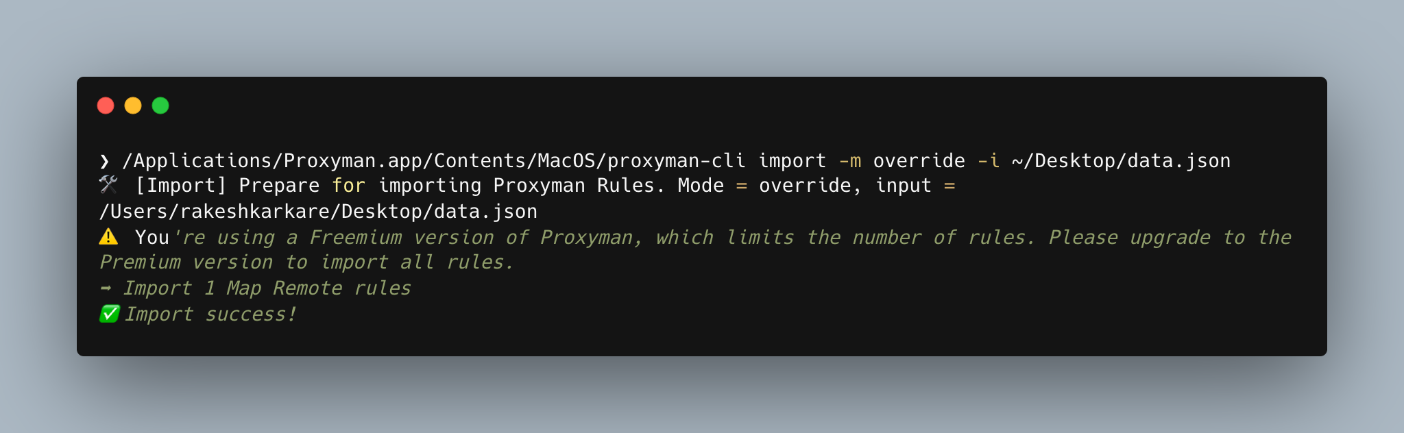 How can I import settings for remote map using proxyman-cli ? · Issue #1272 · ProxymanApp ...