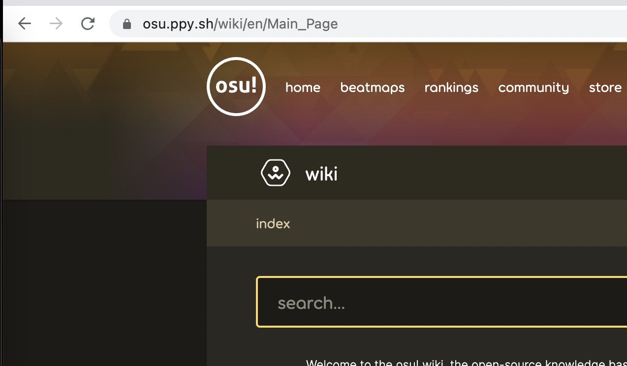Update the osu! wiki logo · Issue #9463 · ppy/osu-web · GitHub