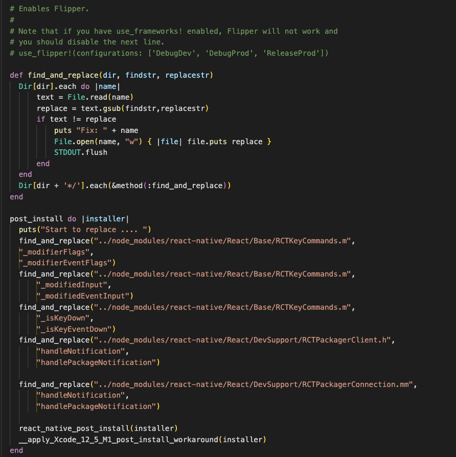 IOS publish · Issue #31507 · facebook/react-native · GitHub