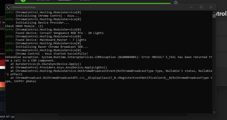 synapse does not recognize chroma control · Issue #126 · ChromaControl ...