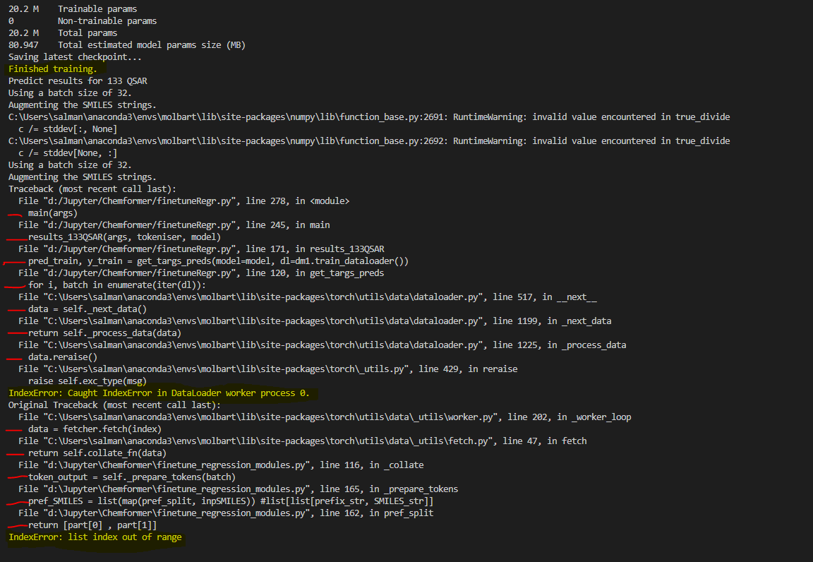 Molecule Property prediction task · Issue #13 · MolecularAI/Chemformer · GitHub
