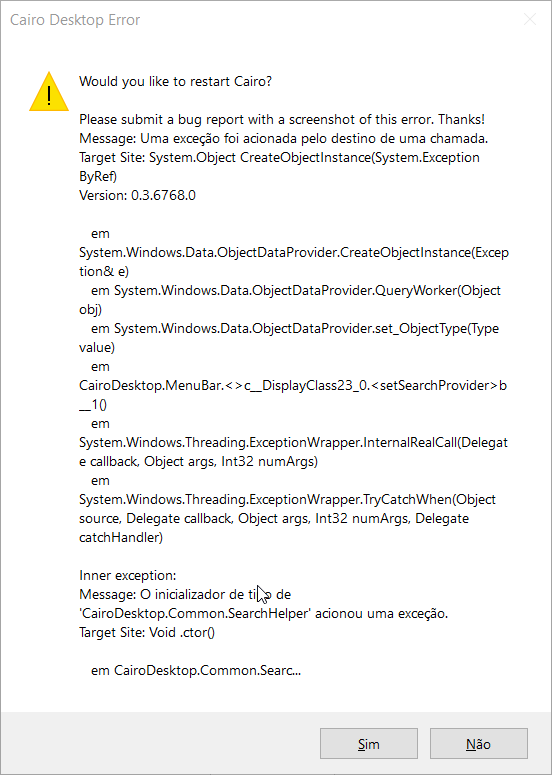 Bug on startup - (10 minutes to start and error) · Issue #248 ...