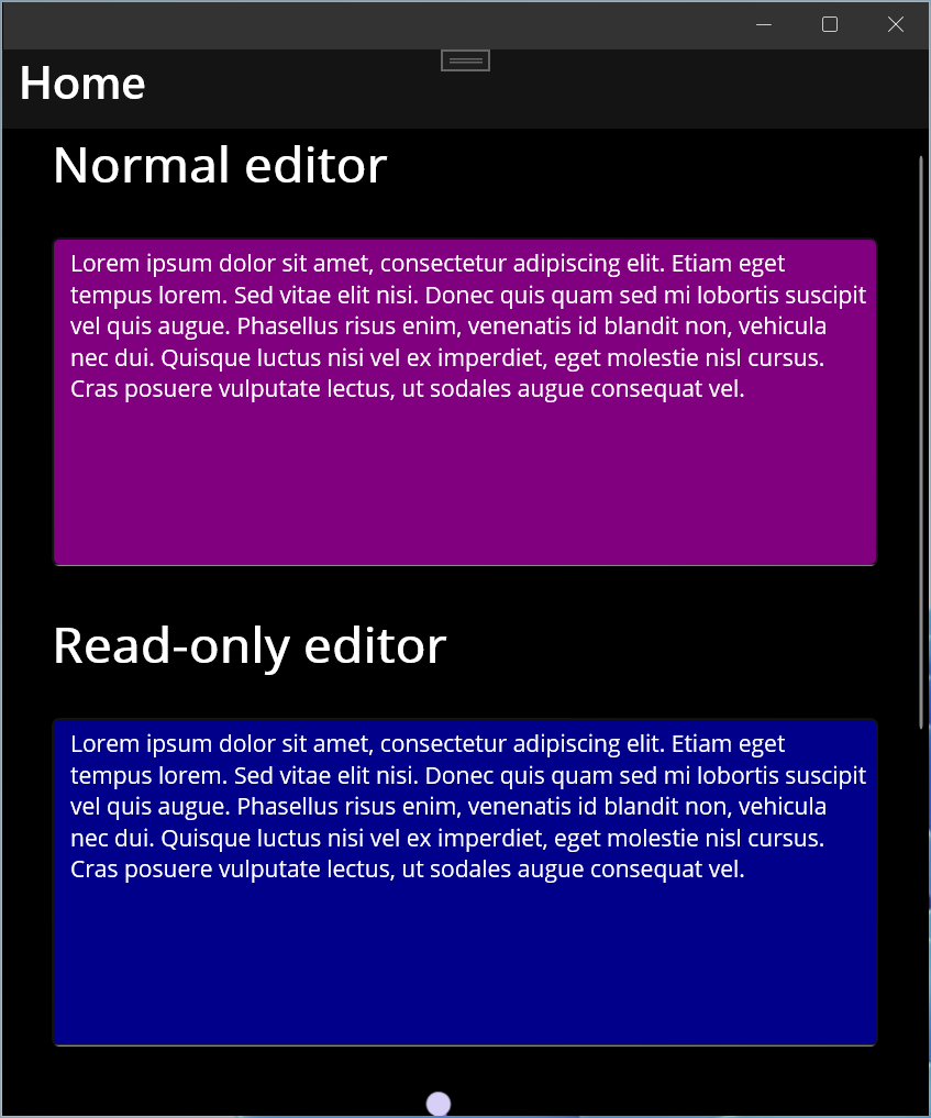 Readonly Editor Cannot Show Multiple Lines On Android Issue 7989