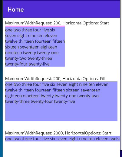Unexpected Result With Maximumwidthrequest On A Label On Android · Issue 10552 · Dotnetmaui 4624