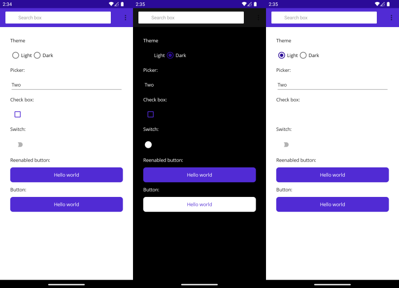 Multiple controls don't support theme changes properly on the fly · Issue #11849 · dotnet/maui ...