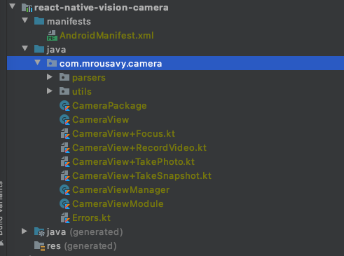 FrameProcessorPlugin class not found · Issue #294 · mrousavy/react-native-vision-camera · GitHub